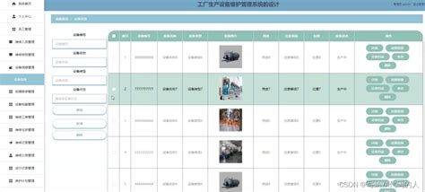 【计算机毕业设计】工厂生产设备维护管理系统 Csdn博客