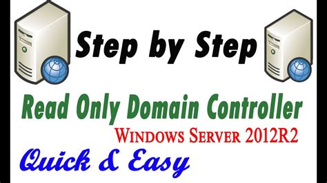 how to configure read only domain controller in windows server 2012 r2