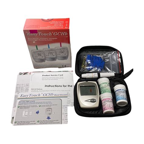 Easy Touch Gchb 3 In 1 Monitoring System Glucose Cholesterol And ...