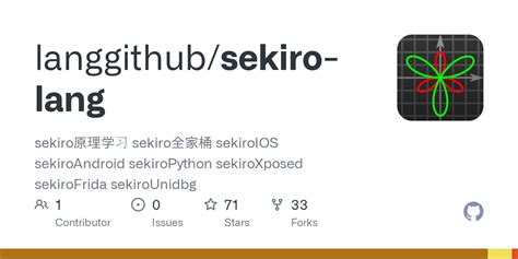 GitHub langgithub sekiro lang sekiro原理学习 sekiro全家桶 sekiroIOS sekiroAndroid sekiroPython