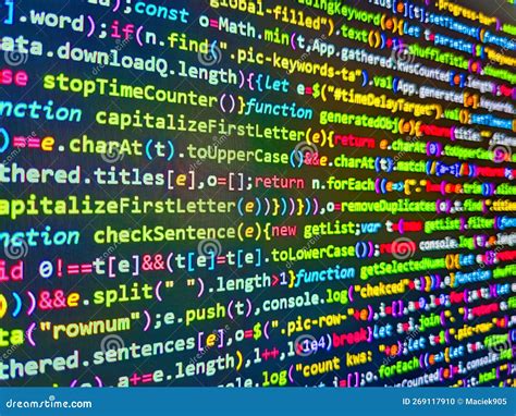 Writing Programming Functions On Laptop Modern Web Development