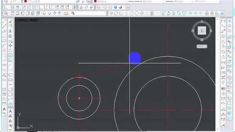 Cad如何绘制切线视频：递延捕捉切点绘制两圆外侧切线 腾讯视频