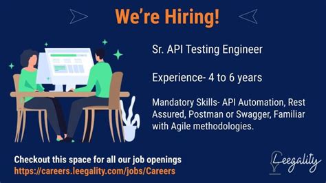Hiring Career Testautomation Testing Jobs Apitesting Abhijeet