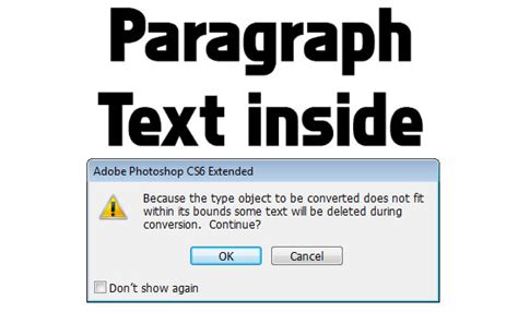 Type Tool In Photoshop Cs6 Point Text And Paragraph Text Textuts
