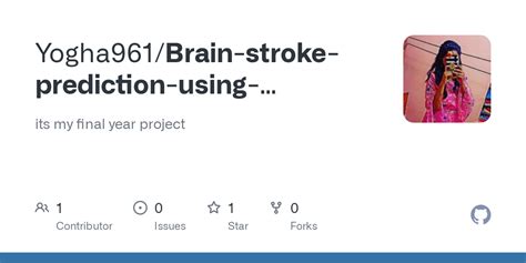 Github Yogha961brain Stroke Prediction Using Machine Learning