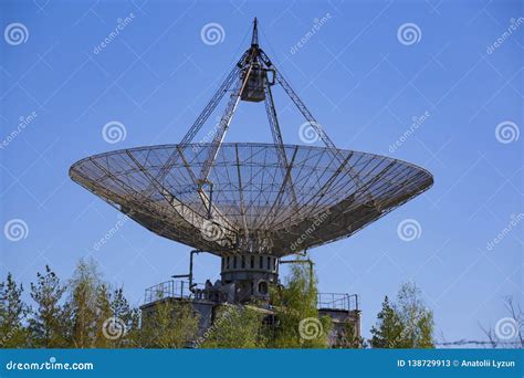Large Phased Array Radio Telescope Ukraine Stock Image Image Of Antenna Telescope 138729913