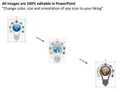 Seven Staged Bulb Diagram For Idea Generation Powerpoint Template PPT Images Gallery