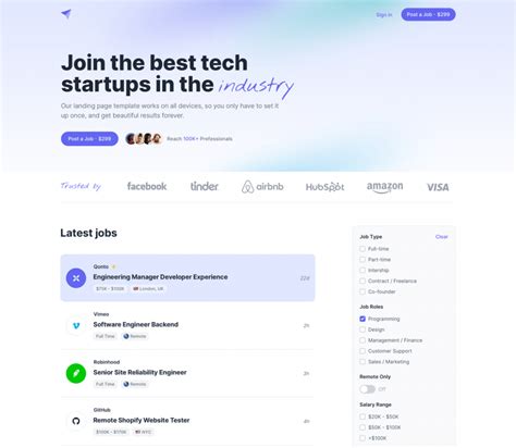 Html Vuejs And React Templates For Startup Landing Pages Cruip