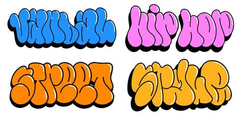 Graffiti Bubble Font Vector Art Icons And Graphics For Free Download