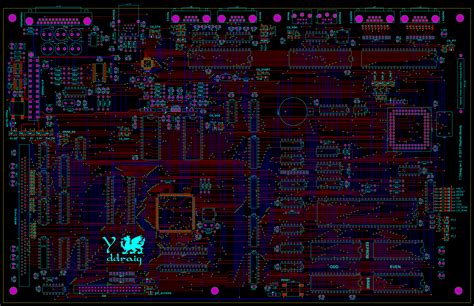 PCB Design Completed Y Ddraig A Welsh 68000 Based Computer