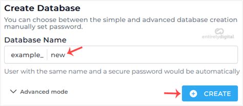 How To Create A Database In Directadmin Knowledgebase