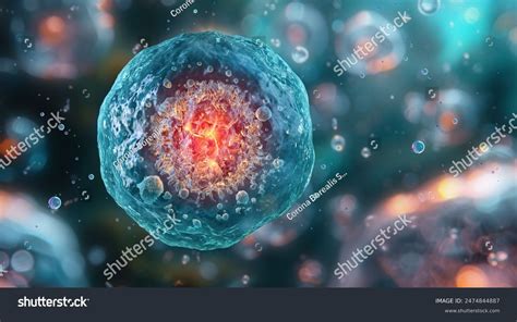 Human Embryo Cell Nucleus Mitochondria Organelles Stock Illustration 2474844887 Shutterstock
