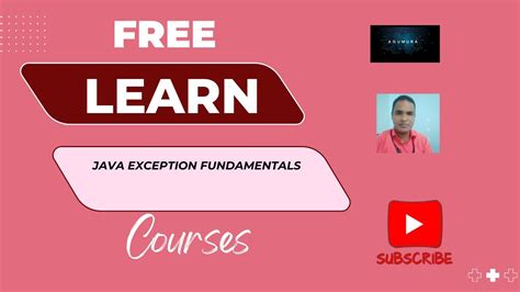 Java Exception Introduction And Trycatchthrowthrowsfinally Youtube