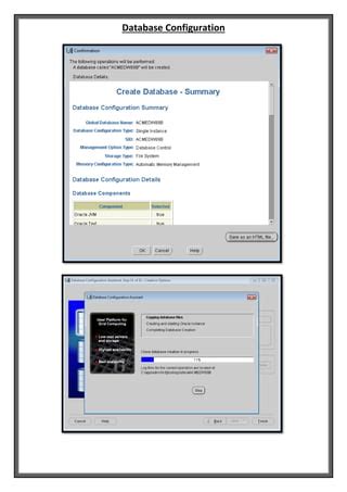Database Configuration PDF