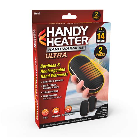 Handy Heater Hand Warmers Ultra Rechargeable Usb Portable Winter