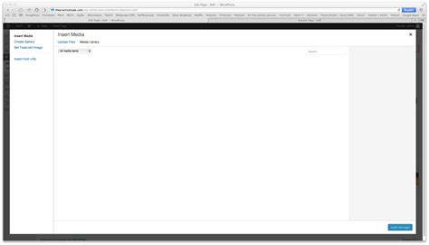 Wordpress 351 Unable To Add Media To Pages Media Library Is Blank Stack Overflow