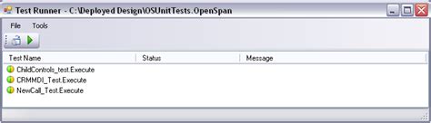 Using The Testrunner Application