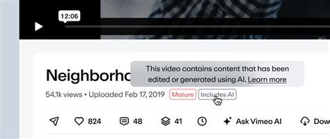 How Can I Tell If A Video On Vimeo Was Generated With Or Enhanced By