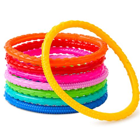 Joyin Dive Rings Pool Toys 8 Pcs Colorful Pool Rings For