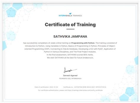 sathvika jampana on linkedin internshala internshalatrainings