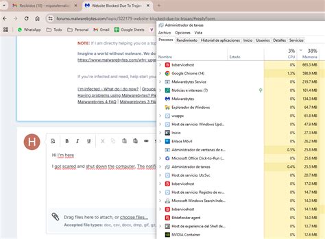 Website Blocked Due To Trojan Resolved Malware Removal Logs Malwarebytes Forums