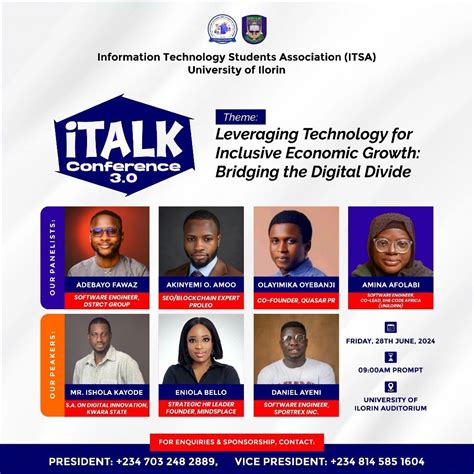 Daniel Ayeni On Linkedin Itsa2024 Inclusivegrowth Digitaldivide
