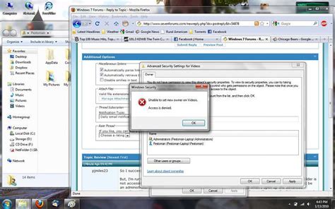 Folder Redirection Problem Windows 7 Forums