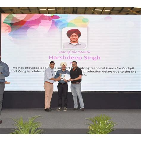 Harshdeep Singh On Linkedin Award Recognition Tasl Tatagroup Aerospace