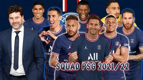 Psg Squad 2022 Squad Psg The Season Cancelled With Some Games Left