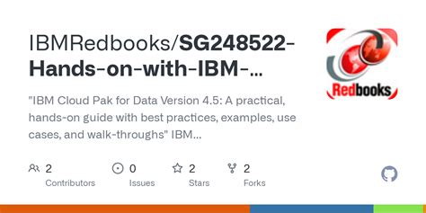 github ibmredbooks sg248522 hands on with ibm cloud pak for data