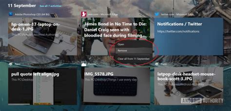 Windows 10 How To Use Windows Timeline Android Authority