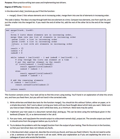 solved purpose more practice writing test cases and