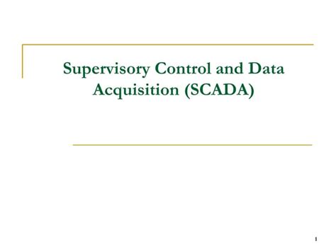 Presentationonscadaa Brief About Scadappt