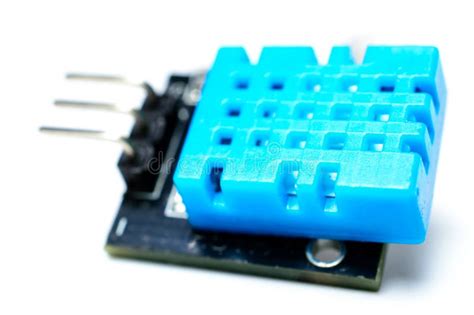 Temperature And Humidity Weather Sensor Module Dht11 At White Isolated