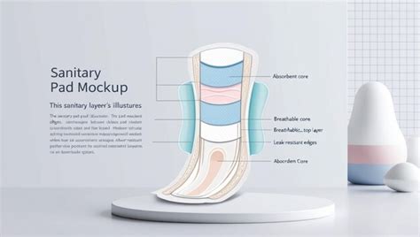 Sanitary Pad Packaging Discreet And Innovative Design Premium AI Generated Image