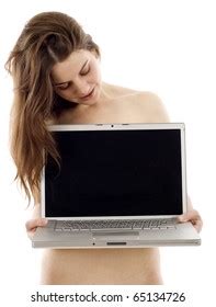Naked Girl With Laptop Images Stock Photos Vectors Shutterstock