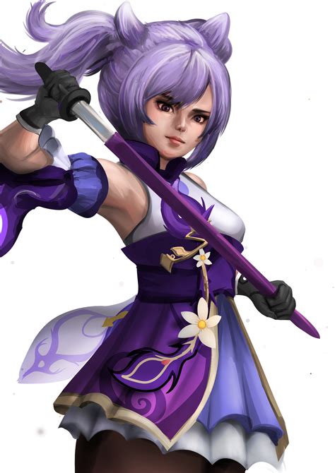Keqing Fan Art By Senkadraws On Deviantart
