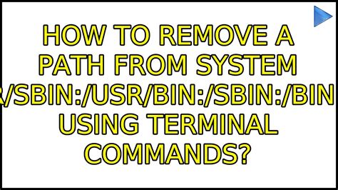 Ubuntu How To Remove A Path From System Path PATH Using Terminal Commands Solutions