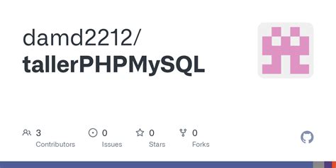 GitHub Damd TallerPHPMySQL