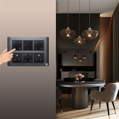 Landg Smart Switch Board 12 Module Wifi Touch Switch Board Leccy And Genesis