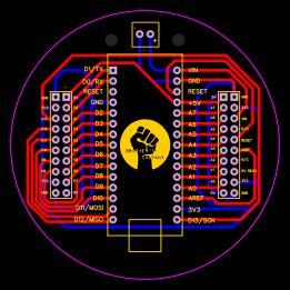 PCB STAGE ARDUINO EasyEDA Open Source Hardware Lab