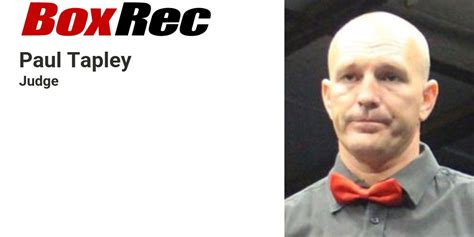 Boxrec Paul Tapley