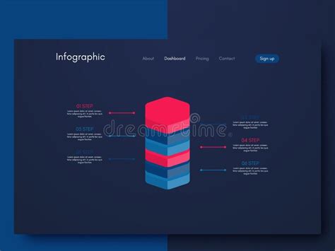 Vector Graphic Infographics Template For Creating Mobile Applications