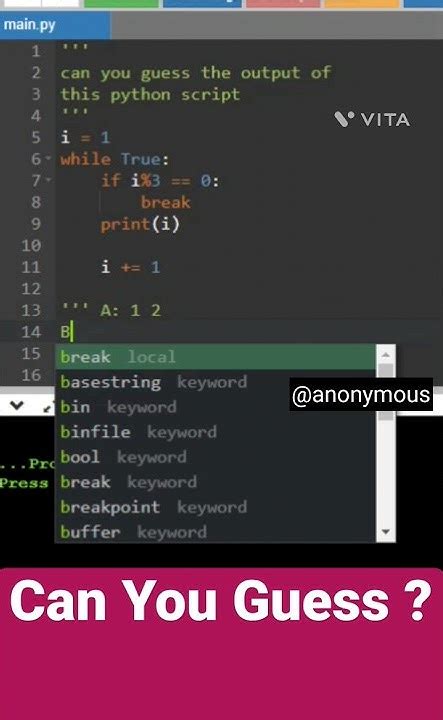Can You Guess The Output Python Script Practice Days Shorts Viral Ashortaday Youtube