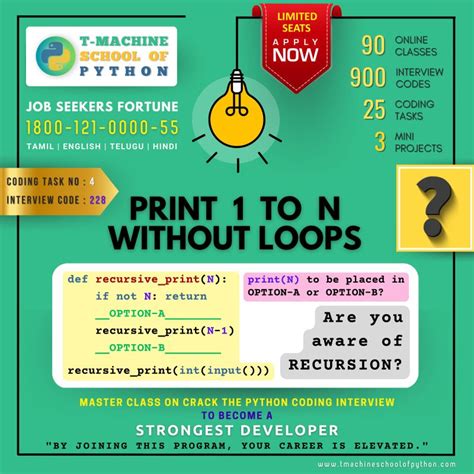T Machine School Of Python On Linkedin Coding Python Interview
