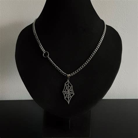 Jual Spider Chain Necklace Simple Kalung Rantai Stainless Steel Anti Karat Shopee Indonesia