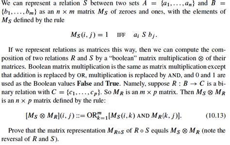 solved we can represent a relation between two sets a {ai