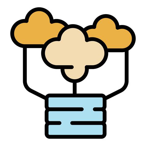 Network Data Icon Vector Flat 25506626 Vector Art At Vecteezy