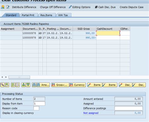 sap clearing of open items free sap online training tutorial