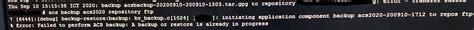 Solved How To Stop Acs Backup Process Running In The Background Without Restart The Entire Node